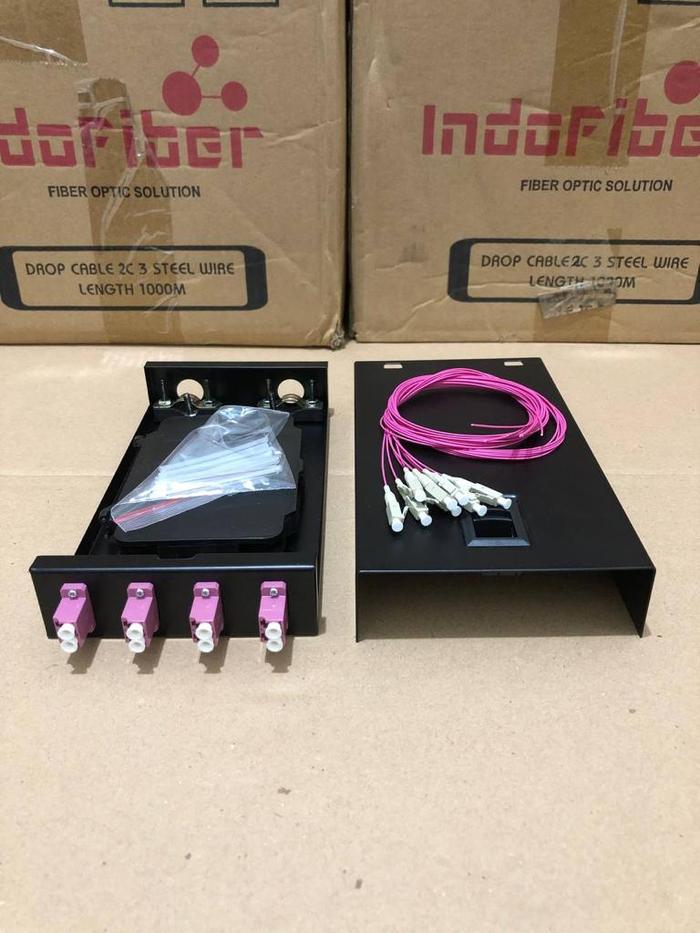 Jual Roset besi 8 core LC Multimode OM4 / mini OTB 8 port LC OM4 ...