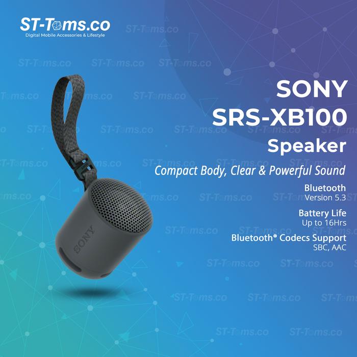 Promo Sony SRS-XB100/ SRS-XB 100 / SRSXB100 Portable Bluetooth Speaker ...