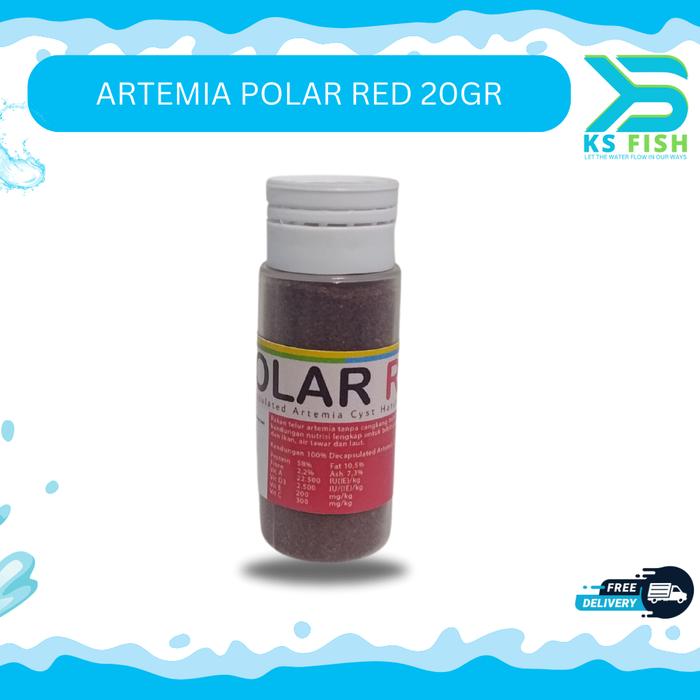 Jual Artemia Polar Red 20Gr Arthemia Instant Pakan Burayak Ikan Hias ...