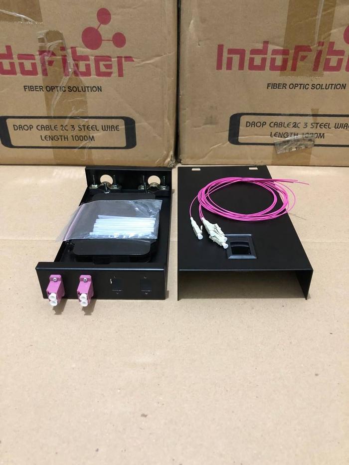 Jual Roset besi 4 core LC Multimode OM4 / mini OTB 4 port LC OM4 ...