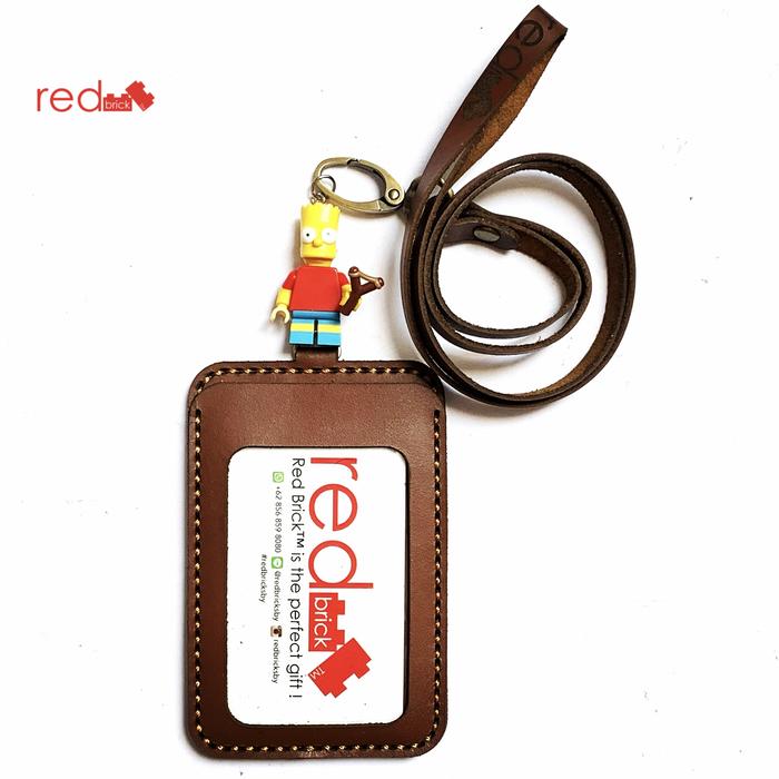 Jual LEGO Bart Simpson Name Tag Genuine Leather - Kota Surabaya - Red ...