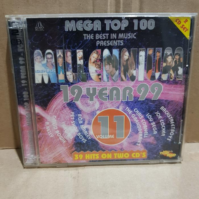 Promo 2x CD Millennium. Mega Top 100. 19 Year Vol 11/Audio /Original /Import - Kota Bandung ...
