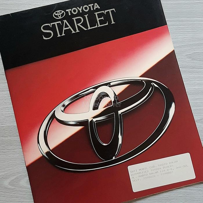 Jual Brosur Toyota Starlet 1992 Booklet - Kab. Tangerang - MivecPower ...