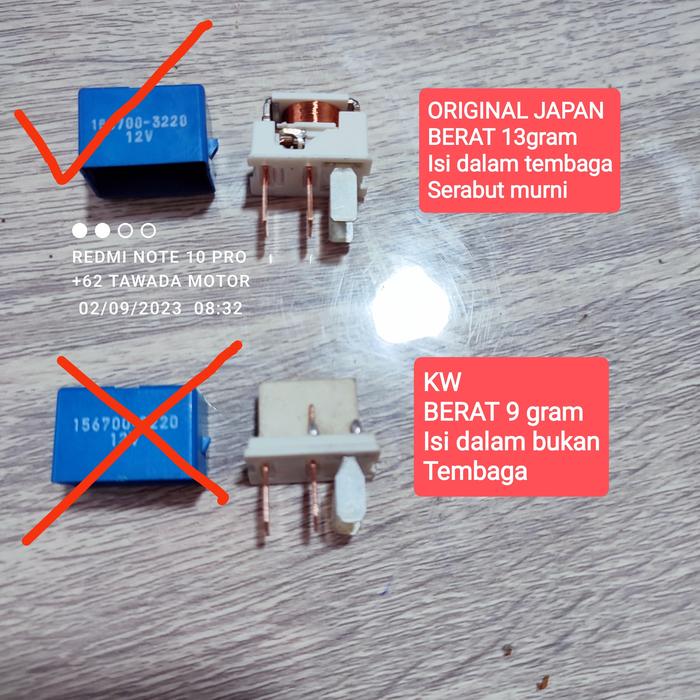 Jual RELAY DENSO KAKI 4 KECIL 12VOLT ORIGINAL JAPAN DENSO BERAT 13g ...