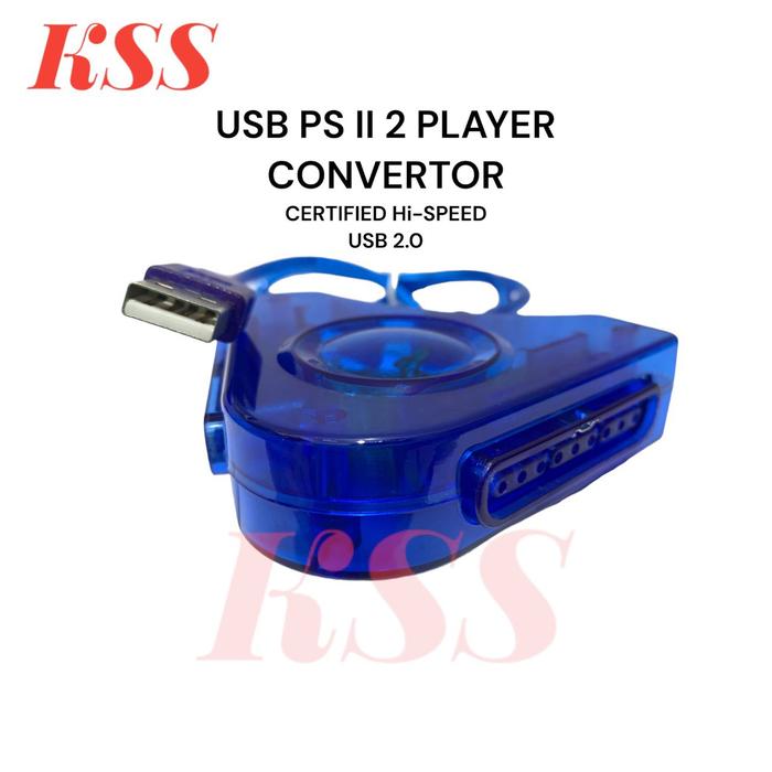 Jual USB Converter to PS2 Player 2 Port Stick Controller - Jakarta ...