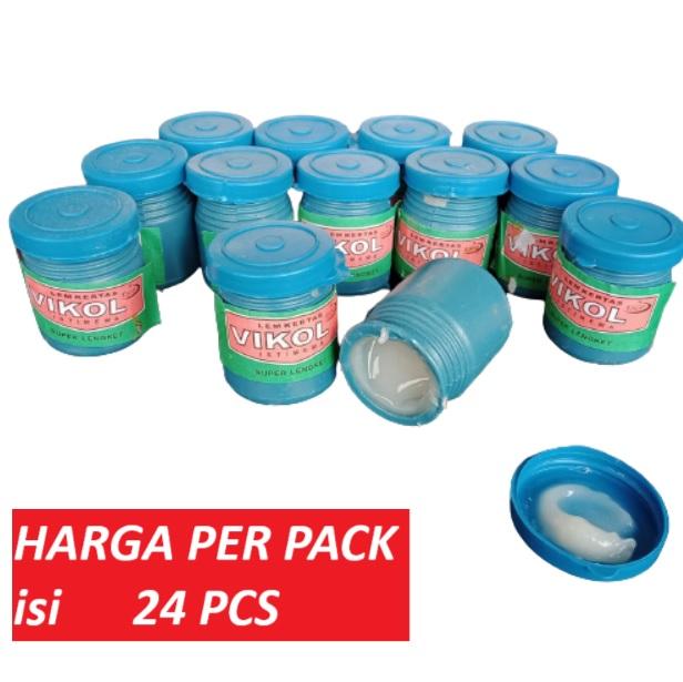 Jual (24pc) LEM KERTAS / LEM COLEK CAIR KECIL SERBAGUNA / GLUE ...