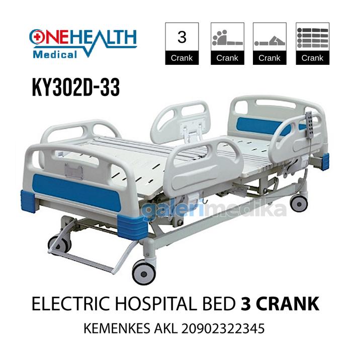 Jual Ranjang Pasien OneHealth KY302D-33 Electric Bed Butterfly 3 Crank - Kab. Tangerang - Galeri ...