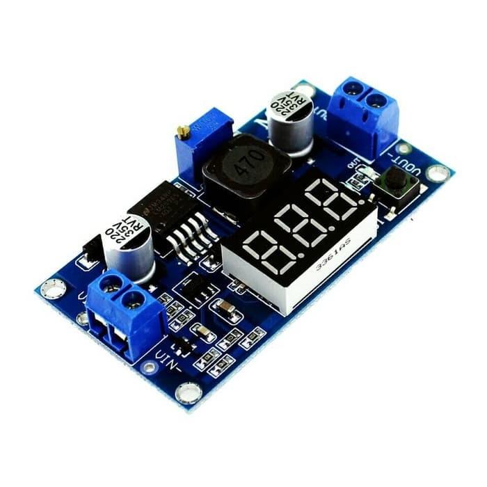 Jual lm2596 module DC To DC Stepdown step down display voltmeter 7 segment - Kab. Karawang - PCB ...