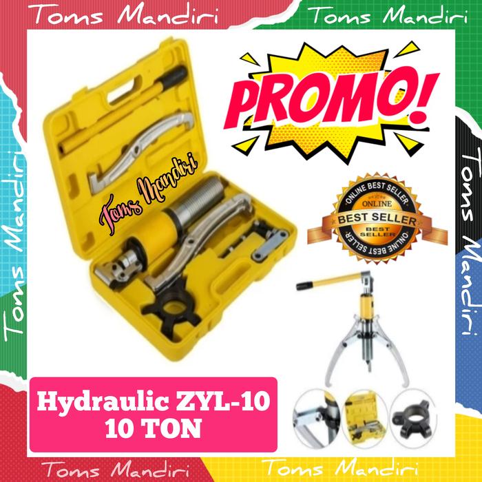 Jual Hydraulic Gear Puller 10 T Hydraulic buka Bearing 10 Ton Kuat ZYL ...