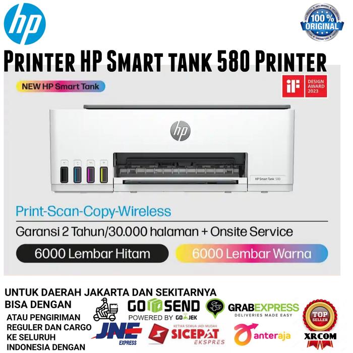 Jual Printer hp 580 Smart tank all in one plus wifi - Jakarta Pusat ...
