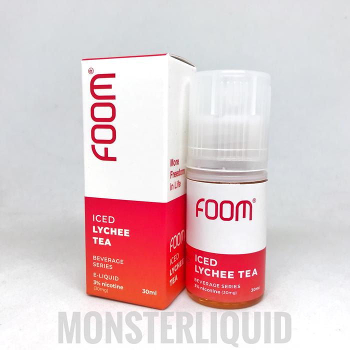 Jual [ SALT NIC ] FOOM ICED LYCHEE TEA BY FOOM LAB 30MG 30ML LIQUID ...