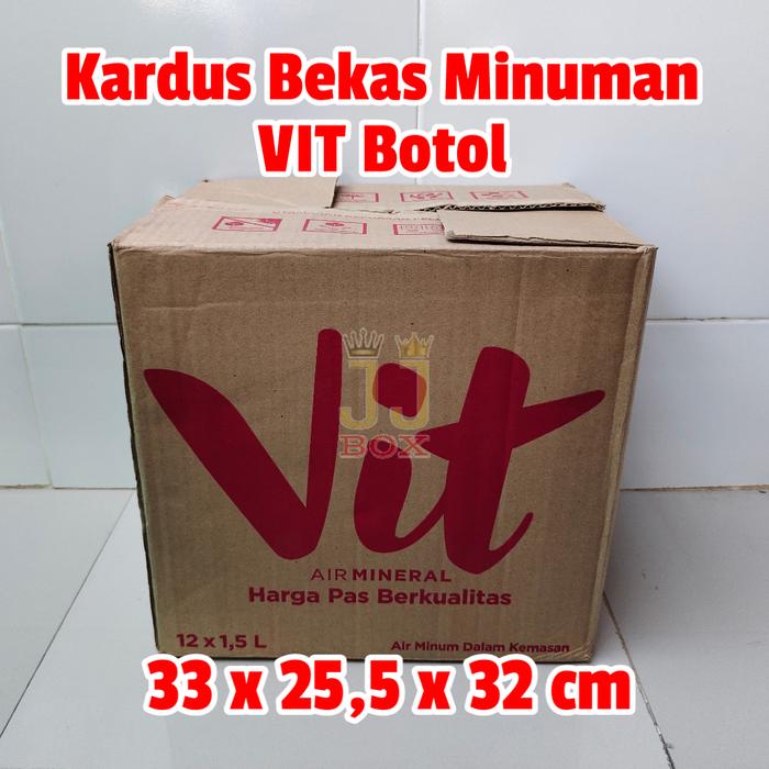 Jual KARDUS BEKAS AIR MINERAL VIT BOTOL 1,5 L ini - Kota Tangerang - DUSKAS INDONESIA | Tokopedia