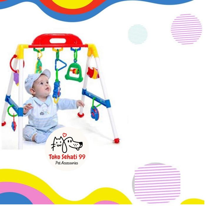 Jual Musical Play Gym /Musik Mainan Rattle bayi Anak Playgym Premium ...