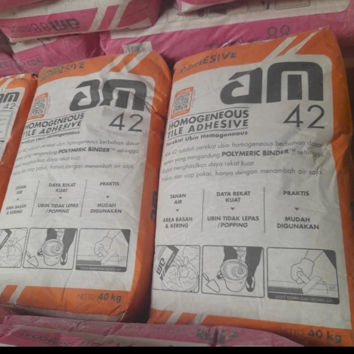 Jual AM 42 SEMEN PEREKAT KERAMIK MARMER GRANITE@40Kg - Jakarta Timur ...