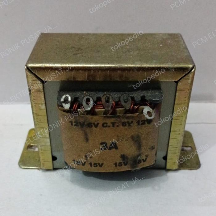 Jual 2849 trafo travo transformer 3ampere ct oki besar murni 9v 12v 15v ...