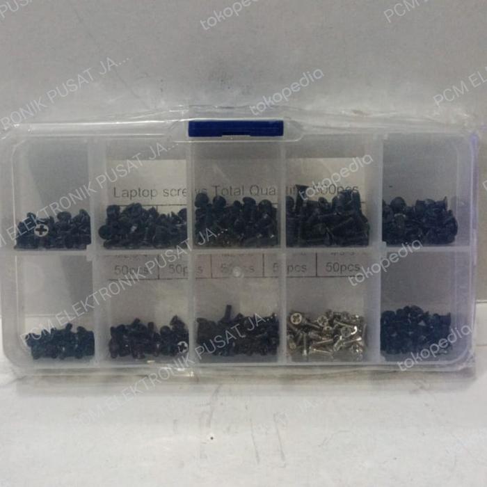 Jual 2845 sekrup baut laptop screw isi 500pcs kit set universal asus ...