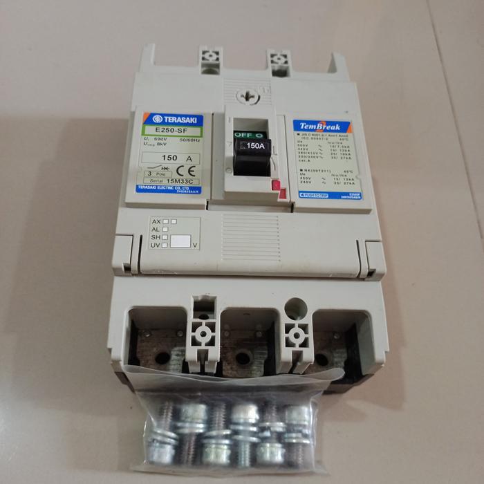 Jual TERASAKI MCCB E250-SF 150A TemBreak 3 Pole - Kota Batam ...