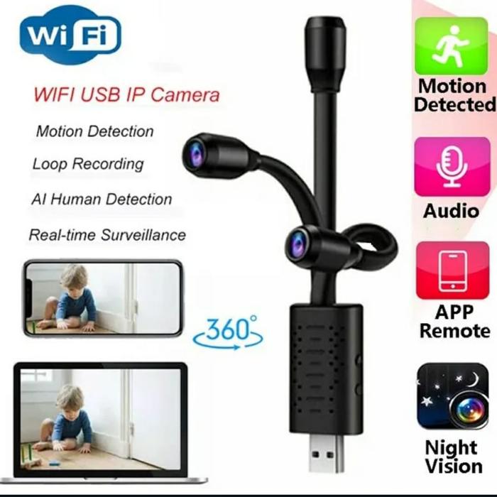 Jual Camera Spy - Kamera App IWFCam Tersembunyi CCTV Model USB Flexible ...