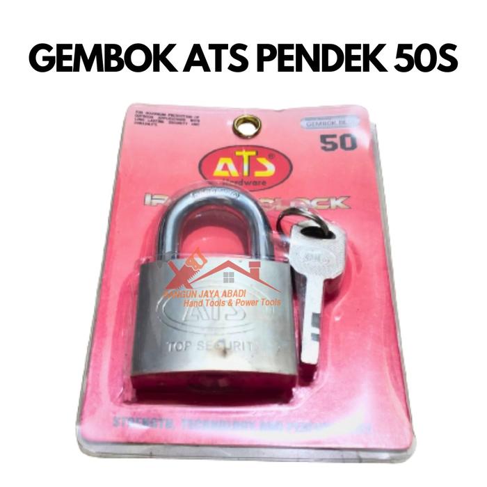 Jual KUNCI GEMBOK ATS 50 MM PENDEK / GEMBOK ATS LEHER PENDEK - Jakarta ...