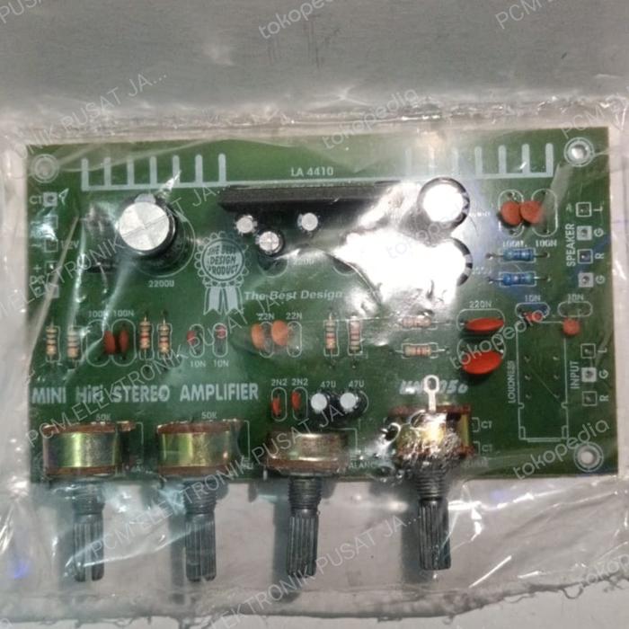 Jual 2742 kit modul module power amplifier ampli aktif la4440 plus tone ...