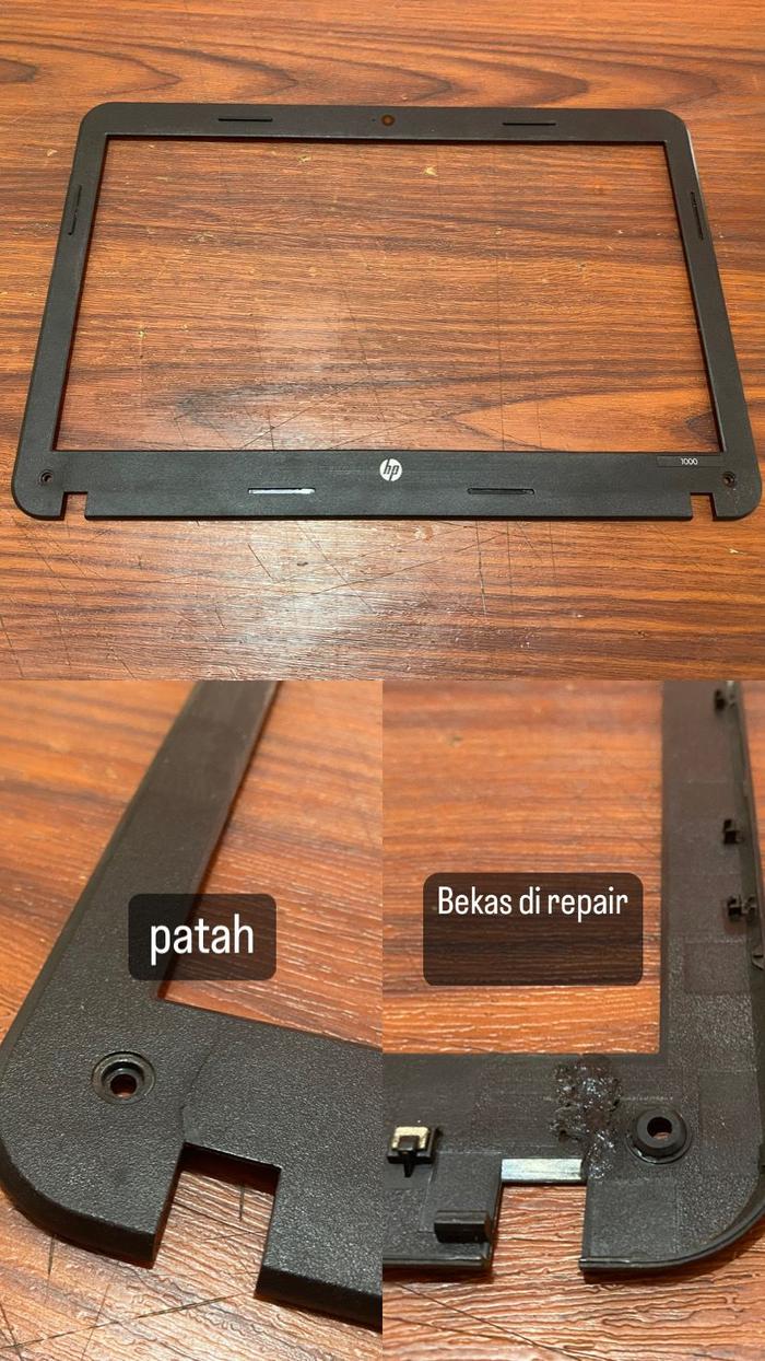 Jual Casing Laptop HP 1000 Palmrest Backdoor LCD Body Mesin Frame Layar ...