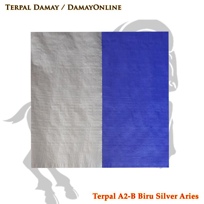Jual Terpal Jadi A2-B Biru Silver Aries ( Ukuran Bebas / M2 ) - Jakarta ...