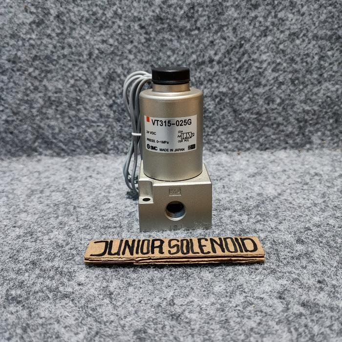 Jual Solenoid valve SMC VT315-025G DRAT 1/4" 24VDC - Kota Tangerang - JUNIOR SOLENOID VALVE ...