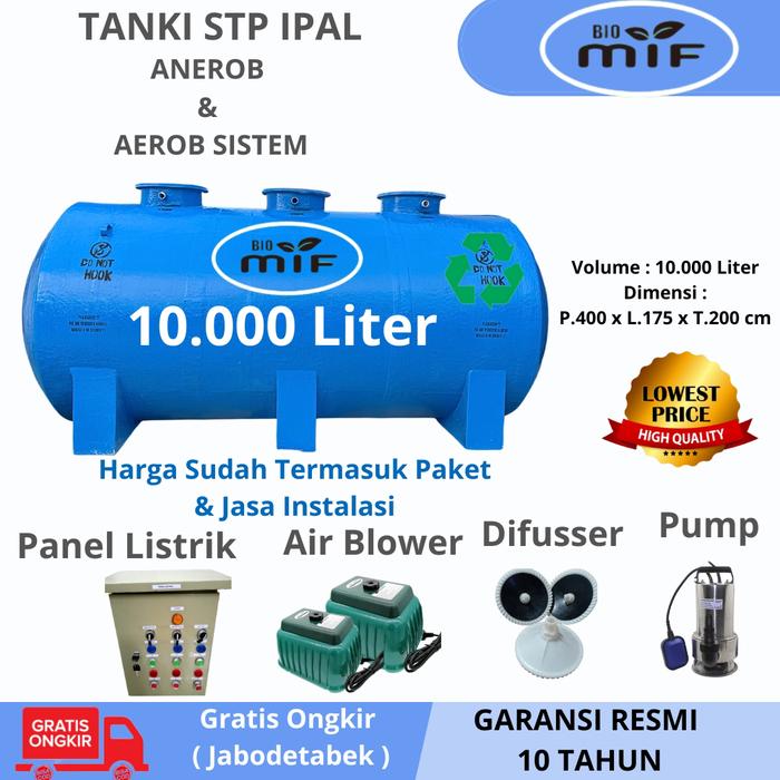 Jual Tanki stp ipal, ipal biotech, stp biotech, ipal domestik,bio mif ...
