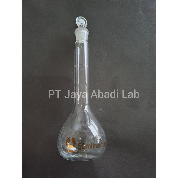 Promo volumetric flask glass 50 ml 50ml tabung ukur gelas ukur kaca ...