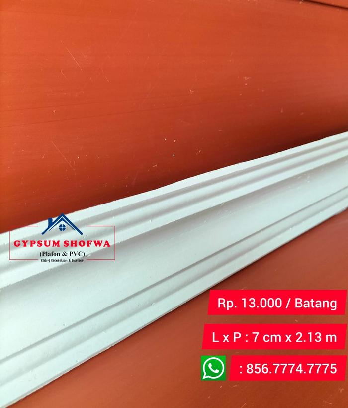 Jual List Profil Gypsum minimalis 7 cm / List Plafon Gipsum - Jakarta ...