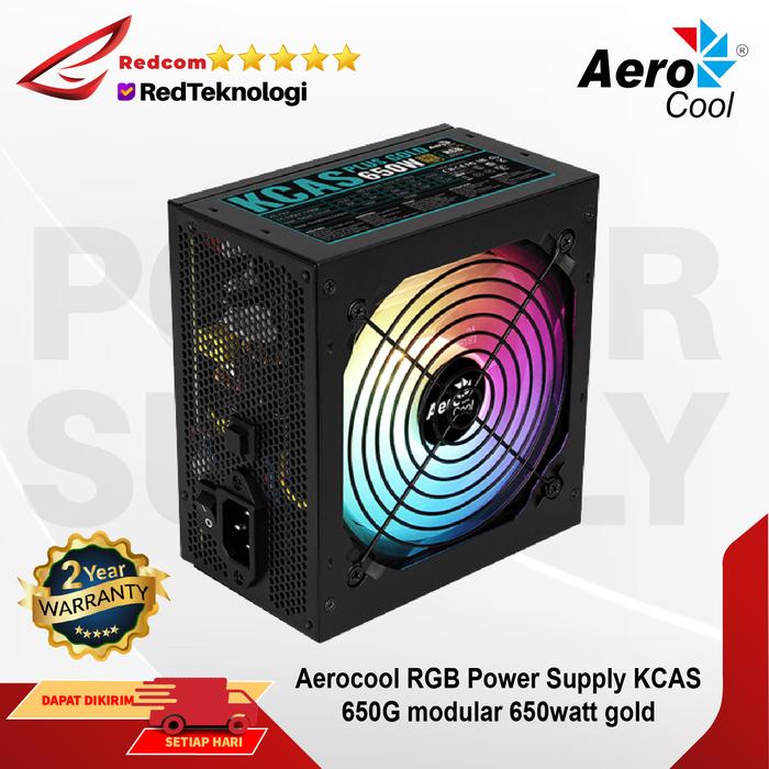 Promo Aerocool RGB Power Supply KCAS 650G modular 650watt gold Cicil 0% 3x - Jakarta Barat ...