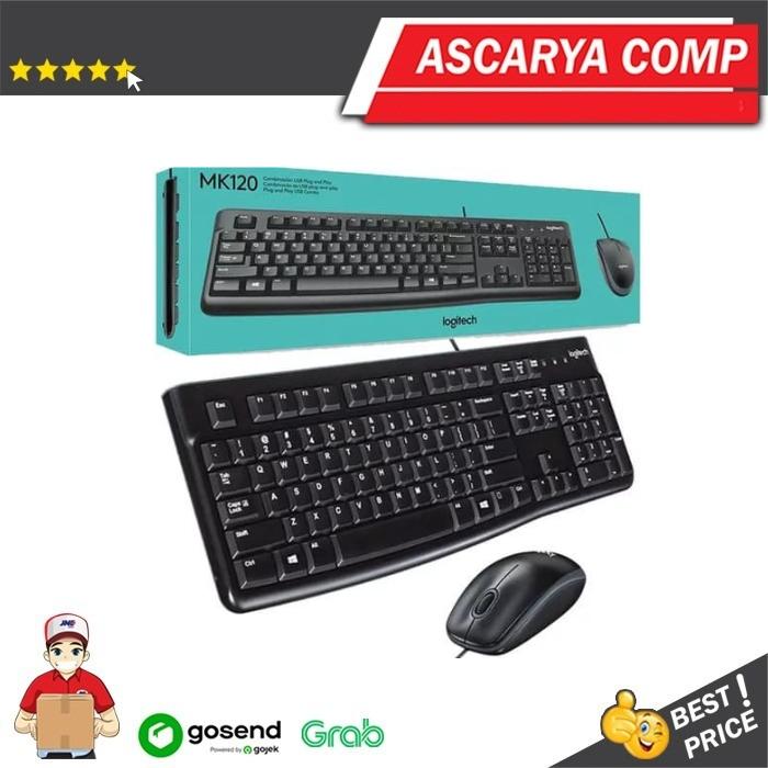 Jual Keyboard Mouse LOGITECH Desktop MK120 - LOGITECH Desktop MK120 ...