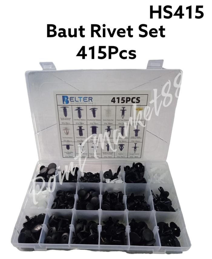 Jual PM - Set Baut River Universal Baut Klip Motor Mobil Plastik Isi ...