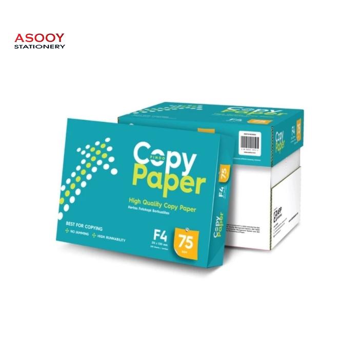 Jual Kertas hvs F4 / FOLIO 75 gsm Copy paper - 1 box = 5 rim - Jakarta ...