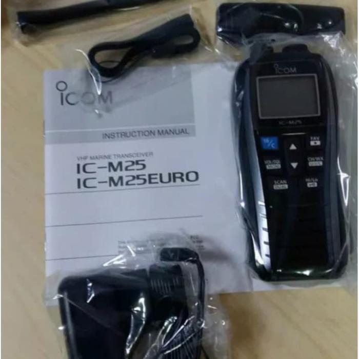 Jual Walkie Talkie Ht Icom Ic-m25 Vhf Radio Marine Waterproof Ipx7 M25 ...