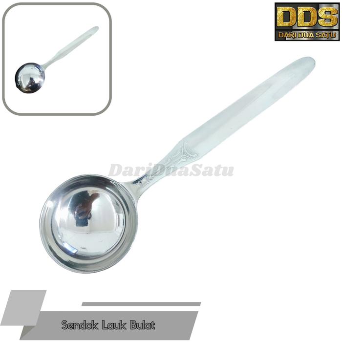 Promo Sendok Sayur Lauk Stainless Tebal Dish Spoon Prasmanan - Bulat ...