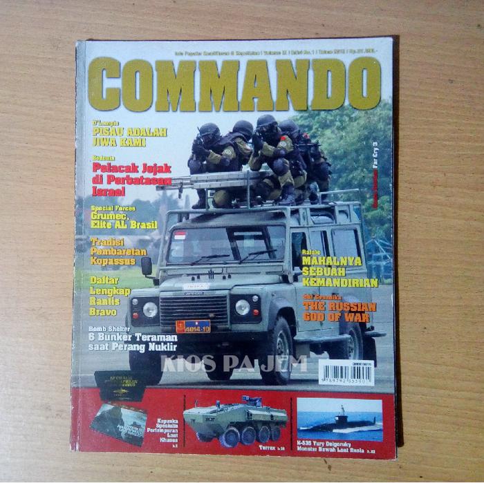 Jual Majalah Commando edisi no 1 tahun 2013 - Kab. Bandung Barat - kios Pa jem | Tokopedia