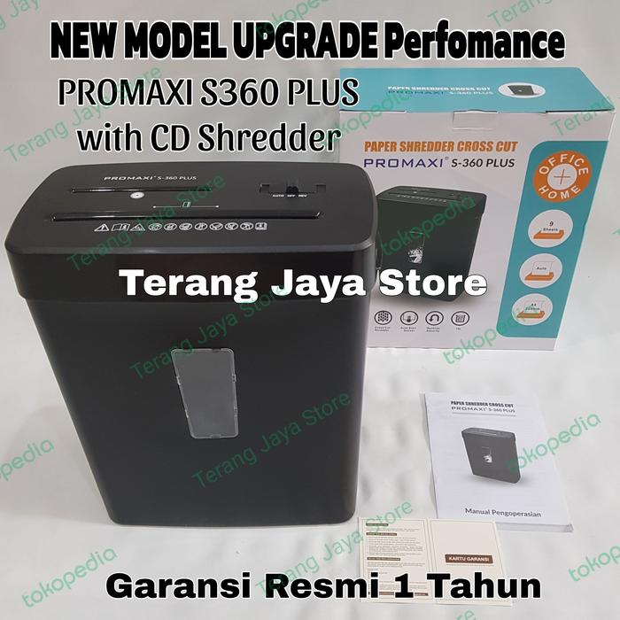 Jual Mesin Penghancur Kertas PROMAXI S360/Paper Shredder Cross Cut S ...