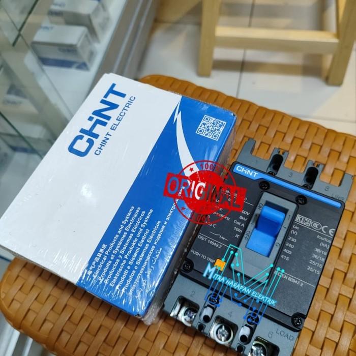 Jual Mccb Chint 160,180,200,225,250A 3Phase 36KA CHINT ORIGINAL NXM-250S - 200A - Jakarta Barat ...