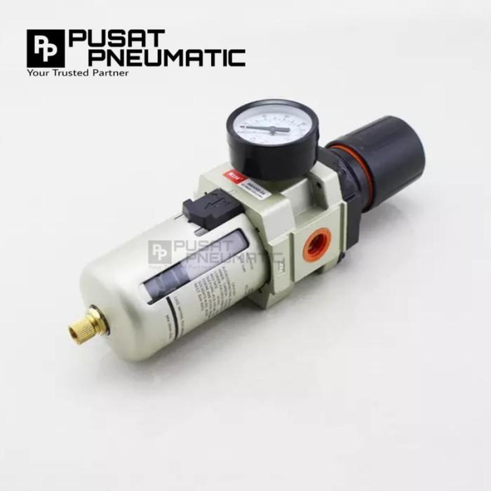 Jual AW 4000-04D AIR FILTER REGULATOR AUTO DRAIN SIZE 1/2" AW4000-04D ...