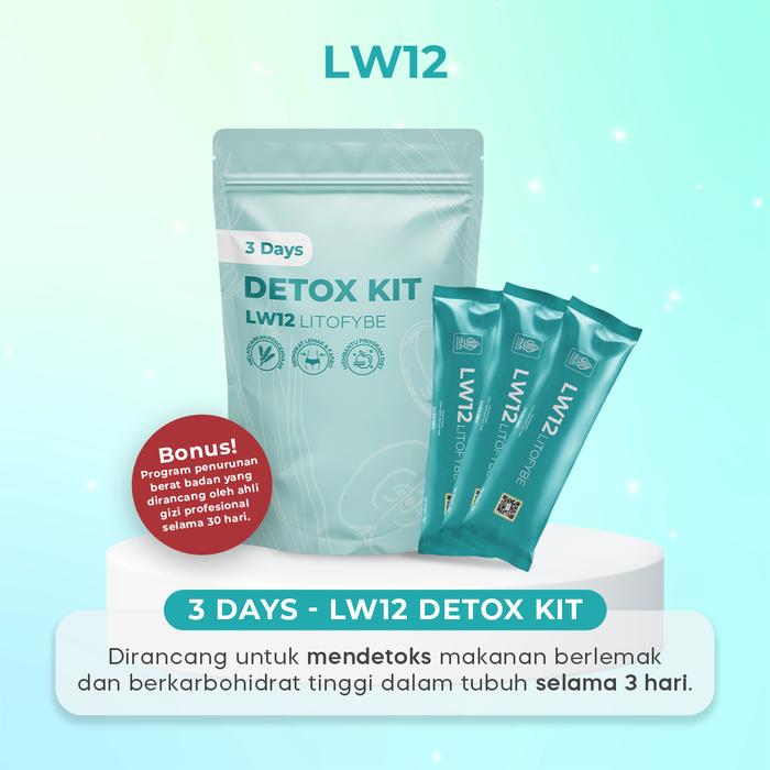 Promo LW12 DETOX KIT | Paket Detoks 3 Hari | Minuman Fiber | Diet Detox ...