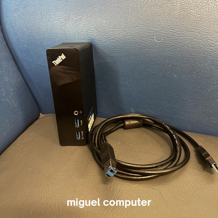 Jual Docking Thinkpad Laptop Lenovo 40AA ,USB Basic Dock T450 T460 T470 ...