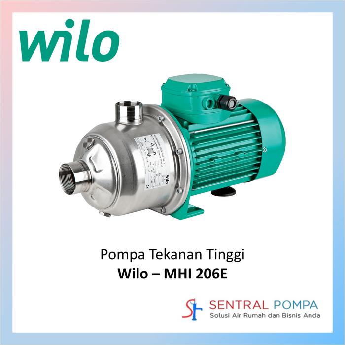 Jual Wilo MHI 206E Pompa Tekanan Tinggi Pompa Dorong Multistage MHI 206 ...