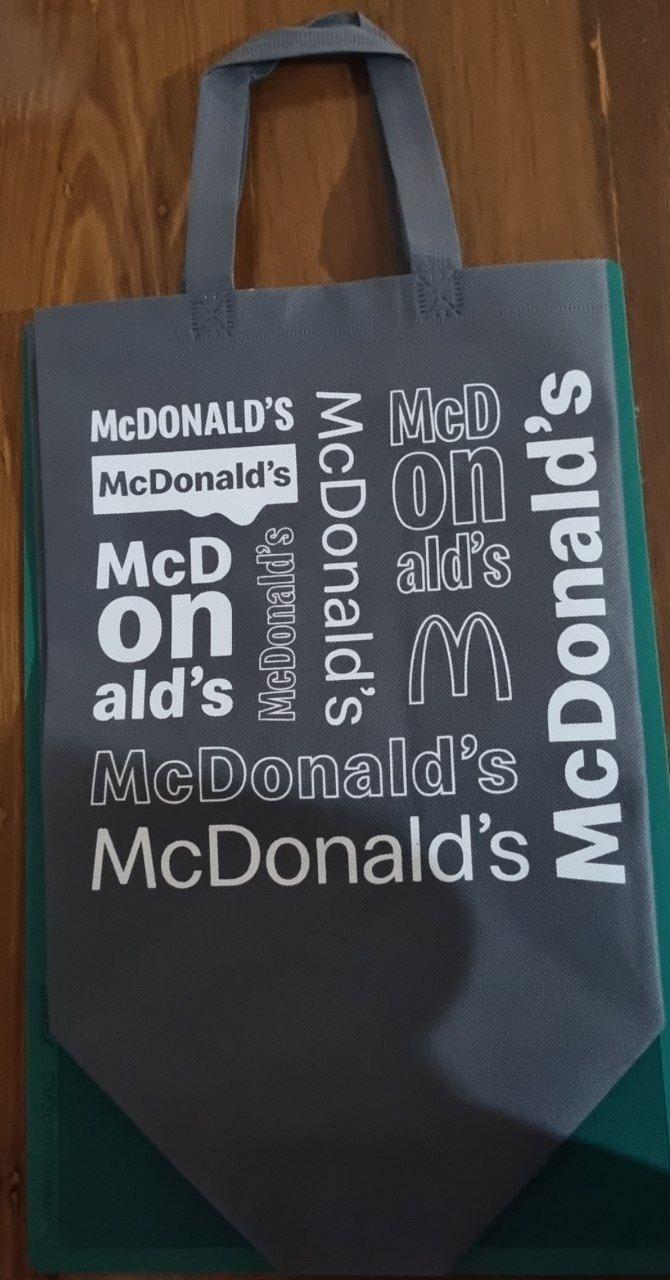 Jual totebag mcd bag McDonald's - Hitam Original - MCD Abu - Kota Tegal ...
