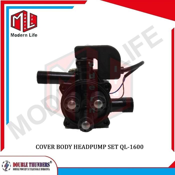 Jual (NEW) Body Head Pump Casing Set Switch Otomatis Piston Jet Cleaner ...