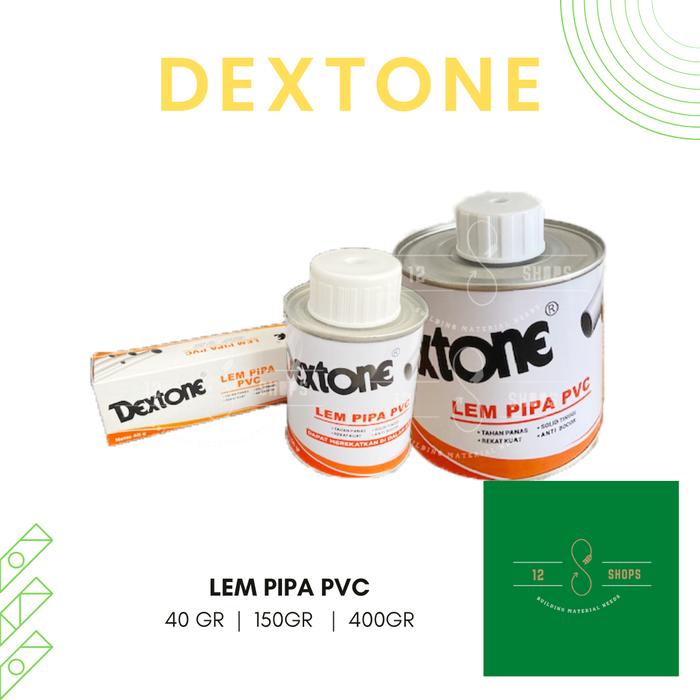 Jual DEXTONE PVC TUBE LEM PIPA PVC 40GR - 40gr (12 pcs) - Kota Surabaya ...