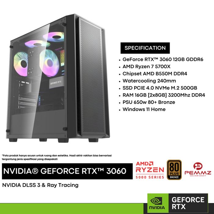 Promo PC RAKITAN PANDORA GAMING BOX - RYZEN 7 5700X - RTX 3060 Cicil 0% 3x - Jakarta Barat ...