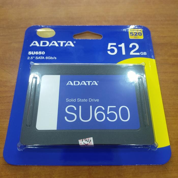 Jual SSD ADATA SU650 512GB - SSD SATA 3 / SSD SATA III - SSD 2.5 inch ...