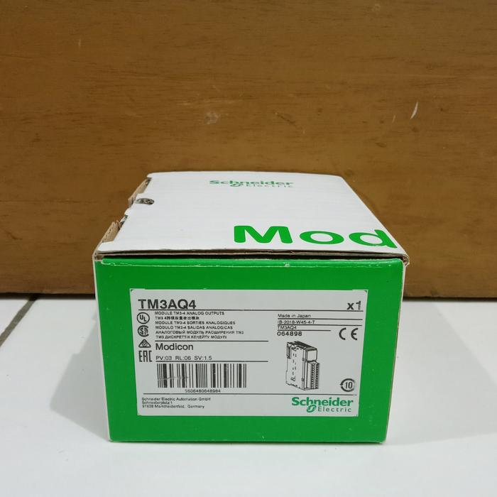 Jual Schneider Modicon TM3AQ4 Module TM3-4 Analog Outputs Original ...