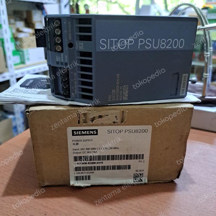 Jual SITOP PSU8200 POWER SUPPLY SIEMENS 6EP3436-8SB00-0AY0 24VDC 20A ...